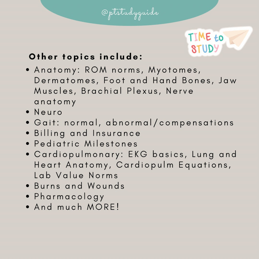 The Ultimate PT Study Guide - Digital Version – Ptstudyguide